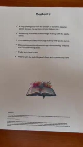 Thanksgiving Poetry Bundle for high school ELA (FIVE complete lessons)