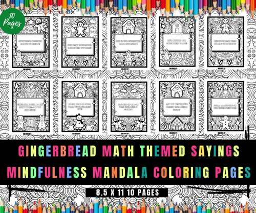 Gingerbread Math Activity, Door Decorations Saying, Word Wall | TPT