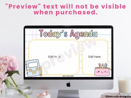 Back to School Daily Slides with Timers | Colorful | Editable | Canva ...