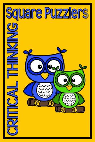 CRITICAL THINKING SQUARE PUZZLES Owls Brain Teasers GATE Problem Solving