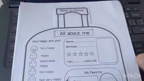 All about me coloring pages | Back to school by Cool Station | TPT