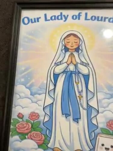 Our Lady of Lourdes Poster | Catholic Classroom Decor | Marian Feast ...