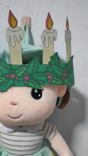 Saint Lucia Crafts Hat Activities Coloring Headband Crown St.Lucy Day ...