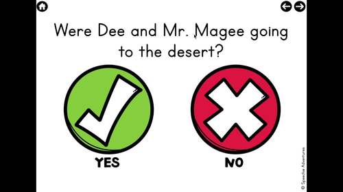 Out to Sea with Mr. Magee Book Companion Boom Cards by Speechie Adventures