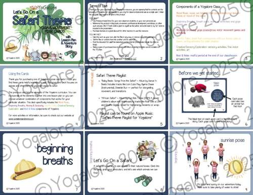 Safari Yoga Lesson Plan for Preschool & Kindergarten – Story, Music ...