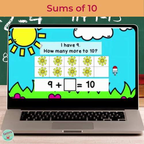 Addition Facts with a Sum of 10 by Eastern Shore Math Teacher | TPT