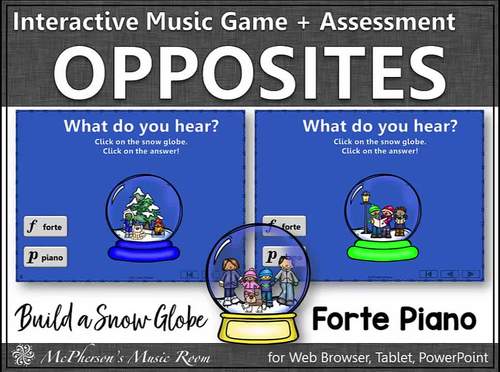 Music Dynamics | Forte & Piano + Assessment Interactive Music Game ...