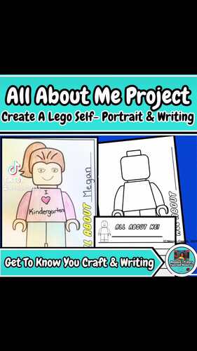 Back To School All About Me Self Portrait Craft & Writing: Get to Know ...