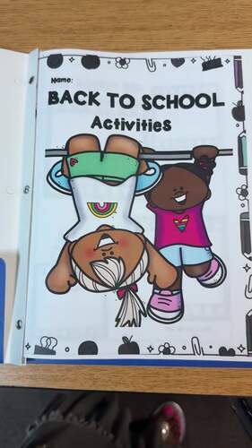 All About Me Activities | Back to School Worksheets Kindergarten–1st Grade