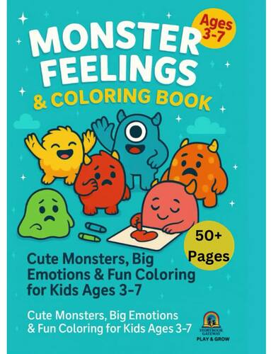 Monster Emotions Worksheets | Preschool SEL Feelings Activities | TPT
