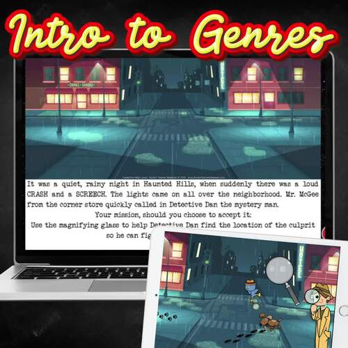 Introduction to Genres Digital Escape Game: Back to School Updated No ...