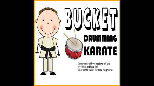 Bucket Drumming Karate Version by Tutora Me | TPT