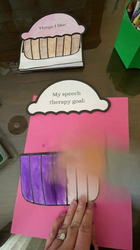 Cupcake Craft for Valentine's Day in Speech Therapy by Speech Language ...