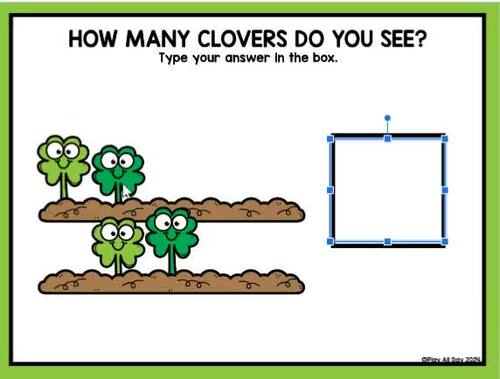 St. Patrick’s Day Counting to 10 for Google Slides™ & PowerPoint™