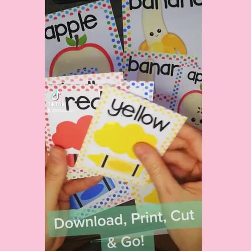 VIPKid Trial 5.0 Vocabulary Printable Flashcards: Level 1 Level 2: 6 ...