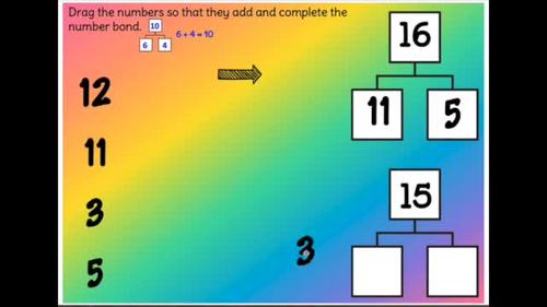 Number Bonds 0-20 for Kinder First Grade Math Activities by Aussie Waves