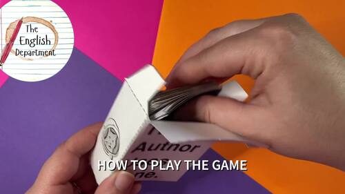 Tone Review Card Game for AP English | Rhetorical or Literary Analysis