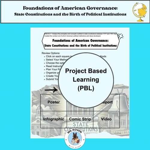 HSS 8.3.1 State Constitutions and Political Institutions PBL Choice Board