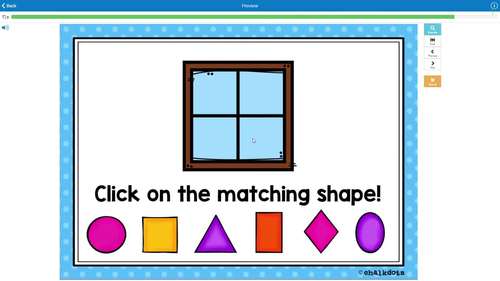Shape Match BOOM Cards by ChalkDots | TPT