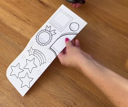 Pop Up All About Me folding Worksheet by Ten Nine Eight Create | TPT