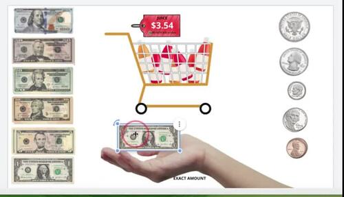 Counting Money to $100.00 JAMBOARD by Hutton Hands On Learning | TPT