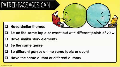 Paired Passages {Fiction and Nonfiction} with Digital Paired Passages