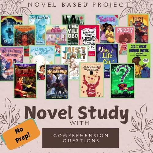 Just Jerry By Jerry Pinkney Novel Study / Book Club / Comprehension ...