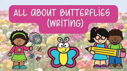 All About Butterflies Writing Butterfly Unit PreK Kindergarten First ...