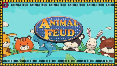 Animal Science Feud Game | Family Feud Style Classroom Review | Grades 3–5