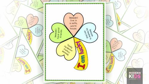 50% OFF for 24H | St. Patrick's Day Bulletin Board Craft - I am lucky ...