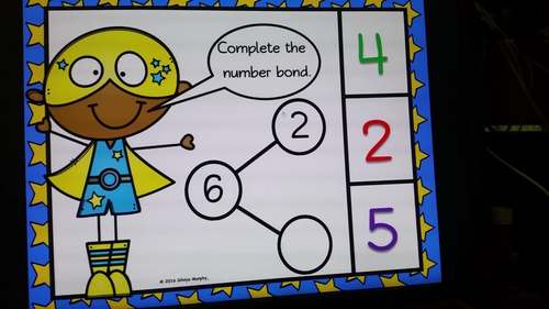 Number bond powerpoint game with reward stickers by Silviya V Murphy