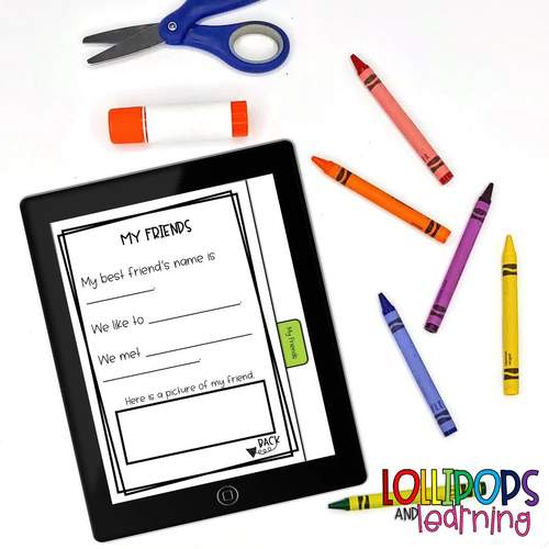 All About Me Digital Flipbook | Google™ Slides by Lollipops and Learning