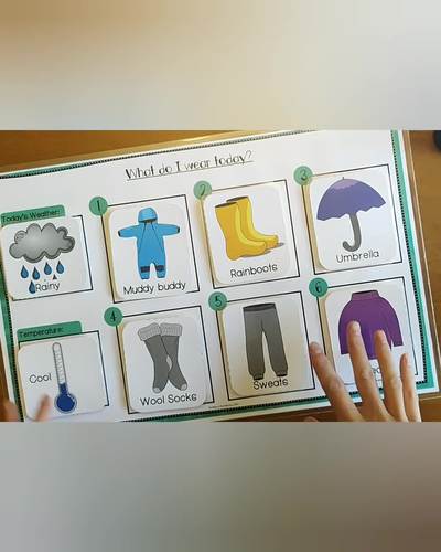 Getting Dressed for Outdoor Learning by Littles in the Woods | TPT