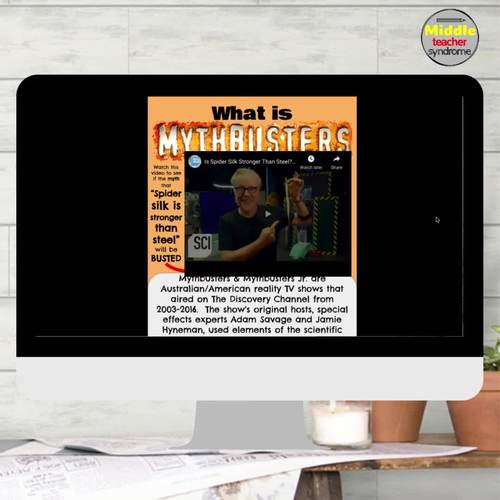 MYTHBUSTERS: Ancient Greece Edition using C.E.R. by Middle Teacher Syndrome