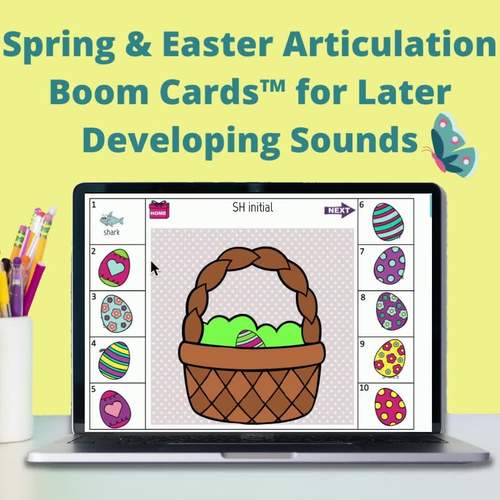 Spring Articulation NO PREP Later Developing Sounds Build a Scene Boom ...