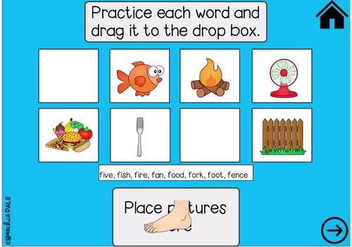 Birthday Party Articulation BOOM CARDS: F by Speechie Pals | TpT