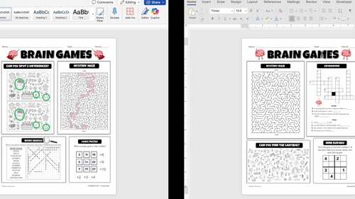 Back from Spring Break Activities 6th 7th 8th Grade Math Fun Puzzle ...