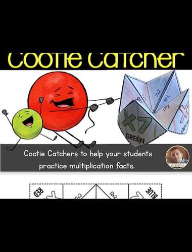 Multiplication by 12's Cootie Catcher/Fortune Teller- Perfect for Fact ...