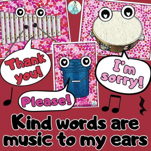 KINDNESS / Valentine's Day Music Bulletin Board, Quiz & Composition ...