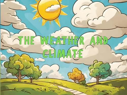 Weather and Climate Science PowerPoint Lesson for K 1st 2nd Grades ...