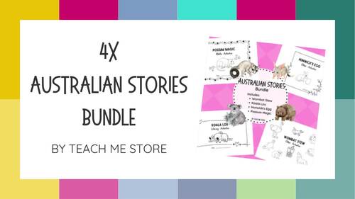 4x Australian Story Activity Bundle by Teach me Store | TPT
