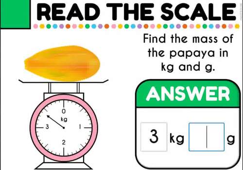 Metric Measurement Scale - Liquid Volume and Capacity, Weight, Mass ...