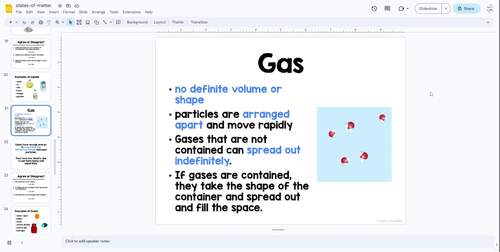 States of Matter Interactive Lesson - Solids, Liquids, Gases, and Plasma