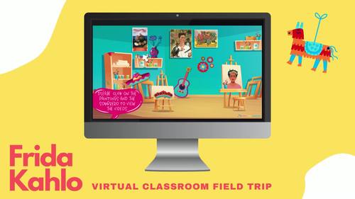 Women's History Month | Frida Kahlo BUNDLE - Flower Crown & Virtual ...