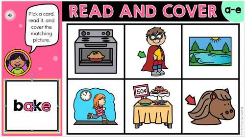 VCE Words - Digital Read and Cover | Distance Learning | Google Slides