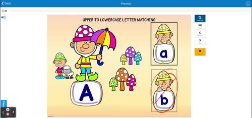 Spring Garden Upper To Lowercase Letter Recognition Boom Cards - Gnomes