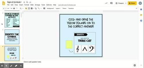 Signs & Symbols I Activities for Google Slides™ | Distance Learning