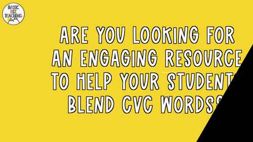 Mixed CVC Word Decoding Practice | Phonics Blending Digital Slides