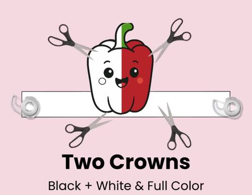 Bell Pepper Red Crown / Mask / Costume / Animal / Headband ** Two Crowns