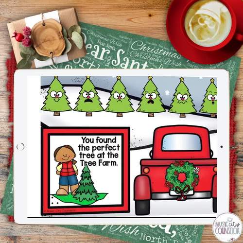 Christmas Feelings & Emotions Counseling SEL BOOM Cards™ Distance Learning